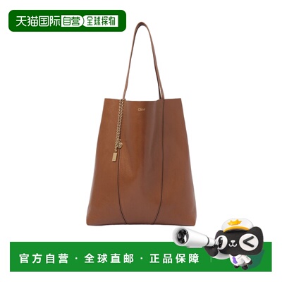 1h可退 CHLOÉ 女士斜挎包 C25SS810N8426M SS2025 棕色 双手柄单