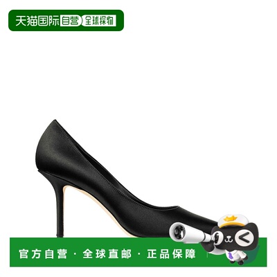 1h可退 潮奢 Jimmy Choo 周仰杰 女士 鞋跟黑色高跟鞋 LOVE85SATB