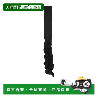 OUR LEGACY 女士打底裤袜 A4258GB AW2025 黑色 褶皱领带