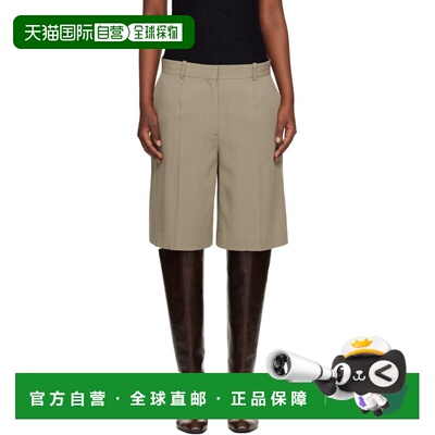 toteme 女士 驼色 Wide Fluid 短裤 262WRB0455FB0475079TAUPE