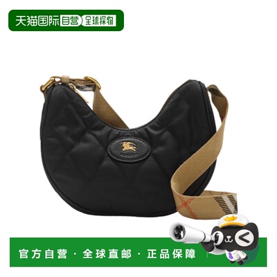BURBERRY 女士斜挎包 81221351 SS2026 黑色 Horseshoe 斜挎包