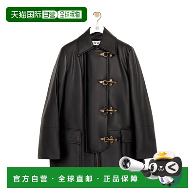 LOEWE 女士大衣 S540Y34L621100 CO 黑色 长袖大衣【付后1h可退】