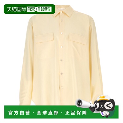 1h可退 THE ROW 男士衬衫 1330W2861BQE SS2026 黄色 'Piou' shir
