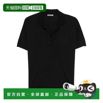 1h可退 HERNO 女士POLO衫 JPL00113D520569300 SS2026 黑色