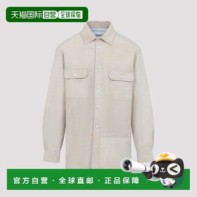 1h可退 LOEWE 男士衬衫 H526Y31L302100 SS2025 白色