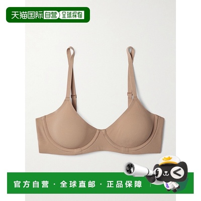 1h可退 潮奢 SKIMS 女士 Fits Everybody 无内衬土褐色半杯罩文胸