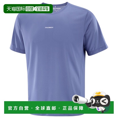 SALOMON 男士T恤 2165466MARLIN CO 蓝色