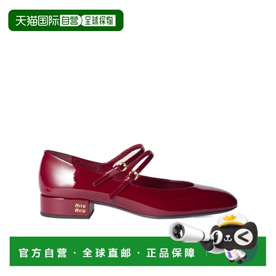 MIU MIU 女士高跟鞋 5I522E069F025F0D27 红色玛丽珍鞋CO