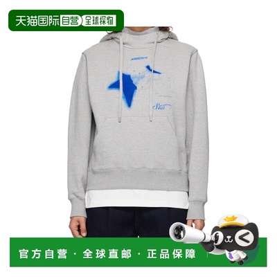 Ader Error 男士针织毛衣 长袖卫衣 AW2024 BN01FWHD0103GRGREY