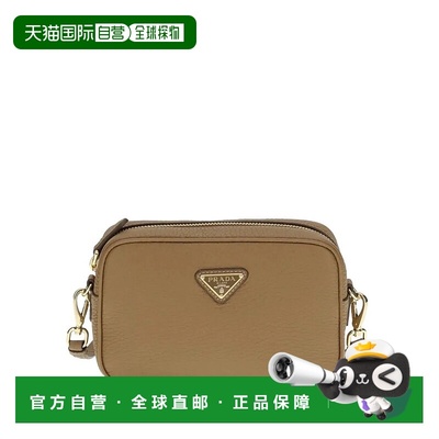 PRADA 女士单肩包 1NF0602DKV03 SS2026 浅棕色 Prada Hammered L
