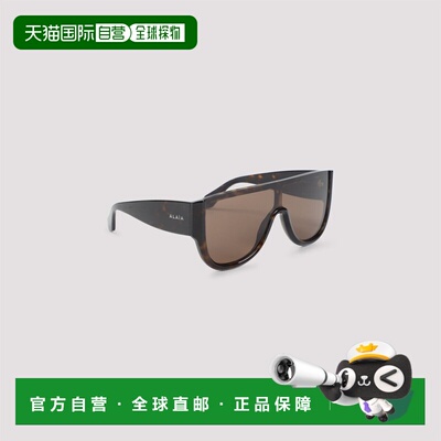 ALAIA 女士眼镜 AA0087S002 CO 棕色 几何框太阳镜