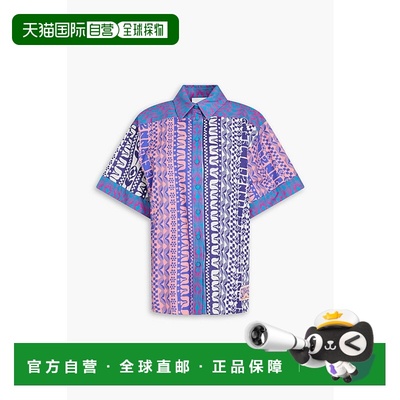 1h可退 潮奢 ZIMMERMANN 女士 印花棉质衬衫 8758TRS244SPLICED