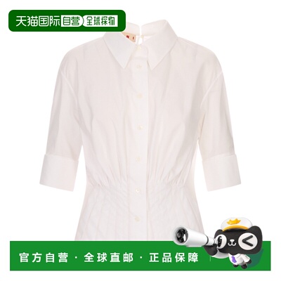 1h可退 MARNI 女士衬衫 CAMA0688A1UTC19300W01 SS2026 白色