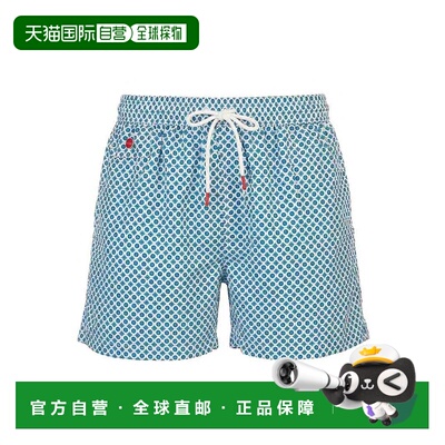 KITON 男士泳装 UCOM010K0743H70 SS2026 蓝色 Swim支付后1h可退