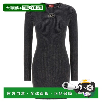 DIESEL 女士连衣裙 A216990AKBQ900 CO 黑色 'M-Anchorage-Ls' dr