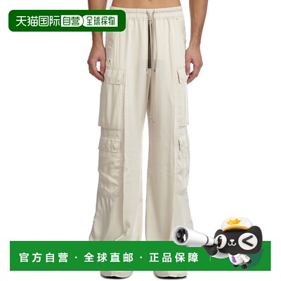 RICK OWENS 男士休闲裤 LRR01E5339SCH41 SS2025 灰色
