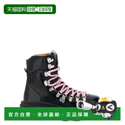 GANNI 女士靴子 B1010063099 SS2026 黑色 'Cleated Mountain' am