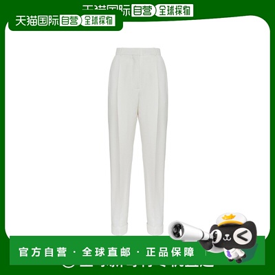 ALEXANDER MCQUEEN 女士休闲裤 780723QEAE59000 SS2024直筒裤