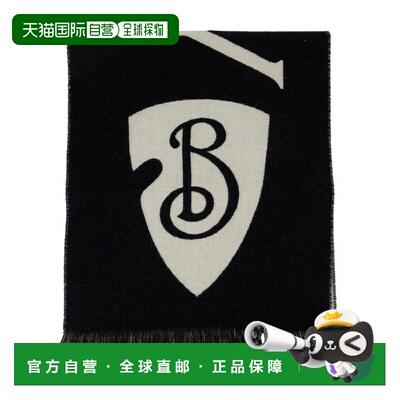 BURBERRY 女士围巾 8109563 SS2025 黑色 Reversible scarf博柏利
