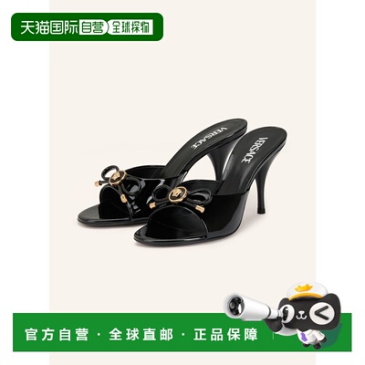 VERSACE 女士凉鞋 100303641713000 CO 黑色 Patent leather mule