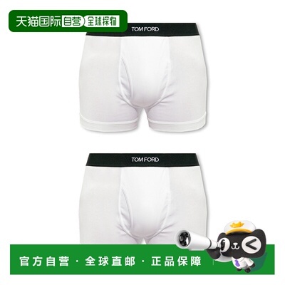 1h可退 TOM FORD 男士内裤 T4XC310400100 CO 白色 Branded boxer