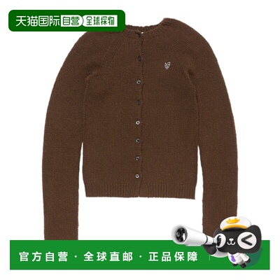 ACNE STUDIOS 女士针织衫 A60592ADT CO 棕色 长袖开衫