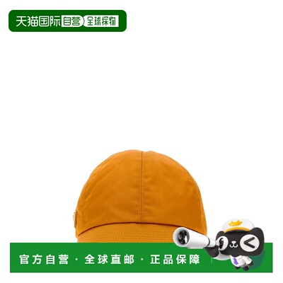 PRADA 女士帽子 1HC5182DMIF0IJX AW2026 橙色 徽标帽子