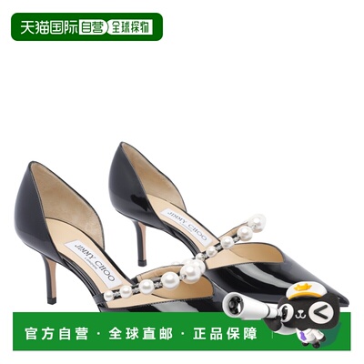 JIMMY CHOO 女士高跟鞋 AURELIE65XKMBLACKWHITE AW2021单鞋