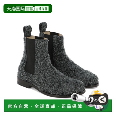 1h可退 LOEWE 女士高跟鞋 L814S05X101720 AW2023 灰色 拉环短筒