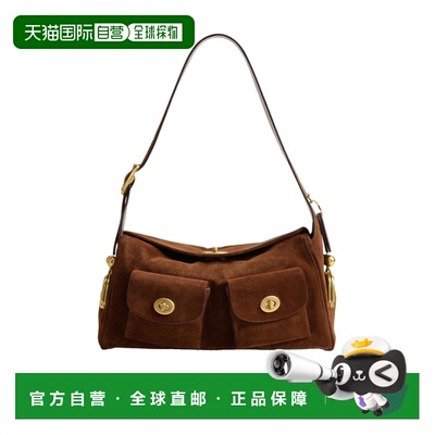 COACH 女士斜挎包 CDZ13B4WBR AW2026 棕色 TURNLOCK HAVERSACK