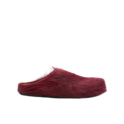 香港直邮奢淘 Marni 长毛穆勒鞋 女 SBMS004601P4122皮鞋一脚蹬