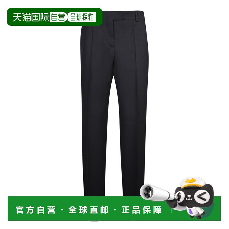 1h可退 MOSCHINO 女士休闲裤 A031954200555 AW2023 黑色 Moschin