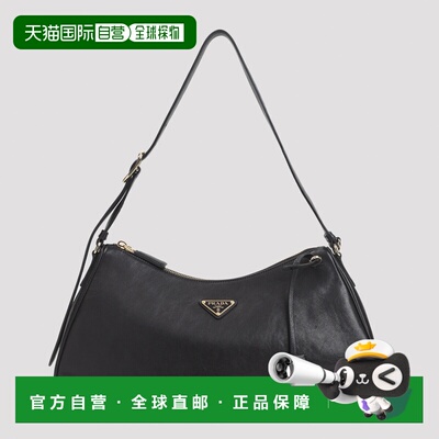 PRADA 女士单肩包 1BC303VOOO2ZUCF0002 AW2026黑色手提包斜挎包