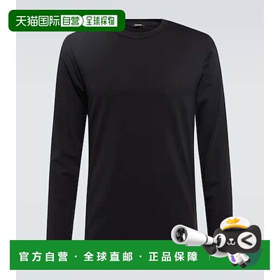 1h可退 潮奢 Tom Ford 汤姆 福特 男士 长袖棉混纺T恤