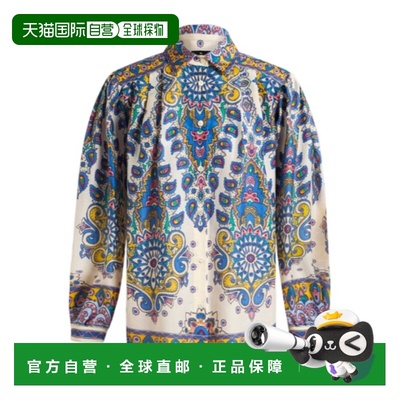 ETRO 女士衬衫 WRIA0047AV604X0800 SS2025 花色 长袖衬衫