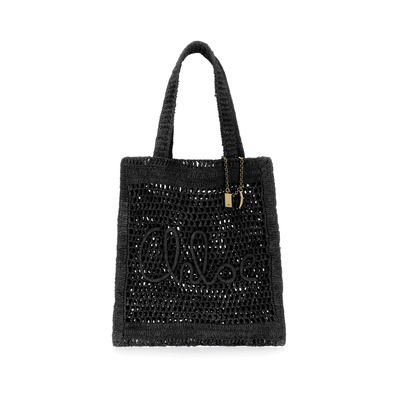香港直邮CHLOÉ 女士手提包 CH25US901P08001 AW2025 黑色 Bag typ