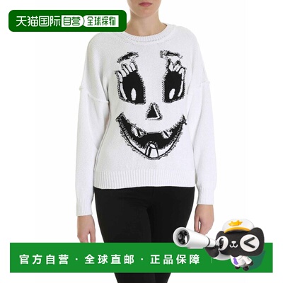 MOSCHINO 女士针织衫 090605032001 SS2020 白色 Pumpkin Face pu