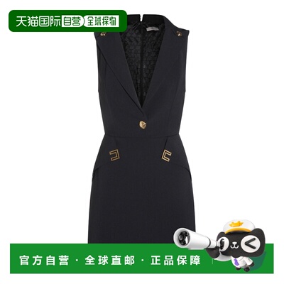 1h可退 潮奢 Elisabetta Franchi 女士 黑色连衣裙 AB92461E2