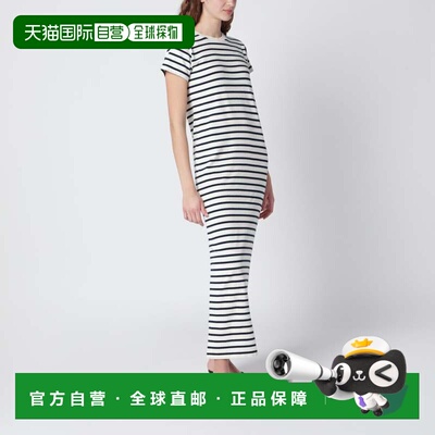 潮奢 ANINE BING 女士 Wynne 条纹长款棉质连衣裙 A0212389CO