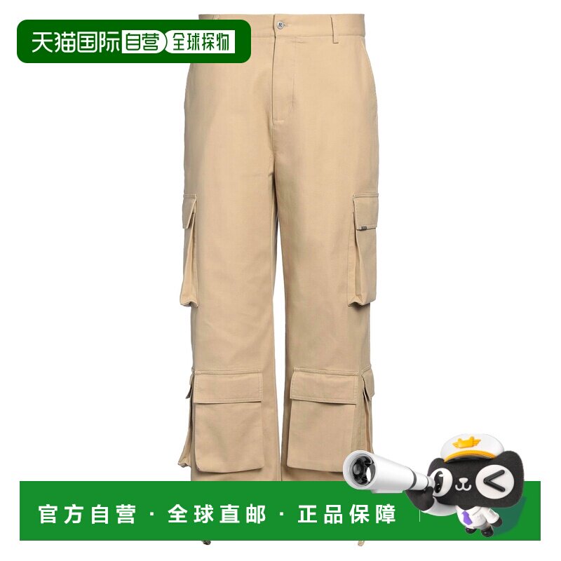 Represent 男士 休闲长裤 beige米色 舒适时尚工装裤休闲裤