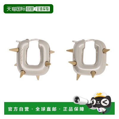 ACNE STUDIOS 女士耳饰 A50033DWV SS2026 银色耳环配饰耳扣