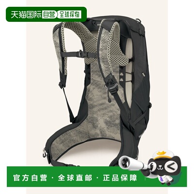 1h可退 OSPREY 户外背包 100298116713000 CO 黑色 Backpack STRA
