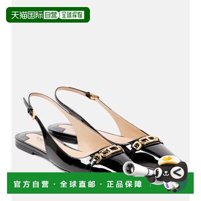 1h可退 潮奢 Tom Ford 汤姆 福特 女士 Whitney 漆皮露跟平底鞋