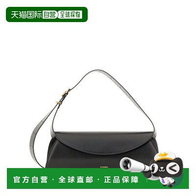 JIL SANDER 女士斜挎包 J08WD0051P4840001 CO 黑色单肩包手提包