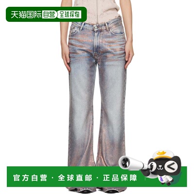 Acne Studios 艾克妮 女士 蓝色 Fitted 2025F 牛仔裤 A00582CP1C