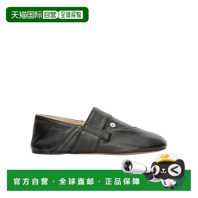 LOEWE 女士休闲鞋 L815Q59X011100 SS2024 黑色 Panta Toy 平底鞋