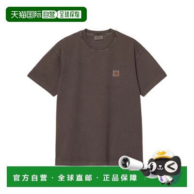 CARHARTT WIP 男士T恤 I03078047GD AW2026 棕色 logo T恤男装