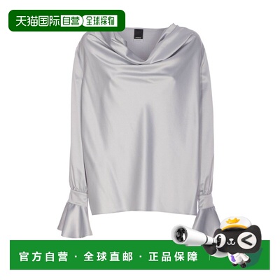 潮奢 Pinko 品高 女士 长袖缎面衬衫 105961A2YM