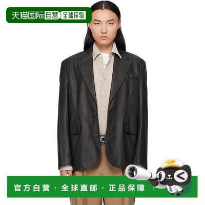 1h可退 潮奢 Tom Ford 汤姆 福特 男士 棕色 Boheme 合成皮革西装