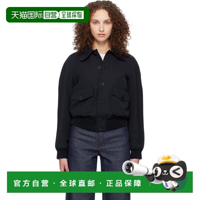 A.P.C. 女士 海军蓝插肩袖棒球夹克 COHKXF32026IakNavy
